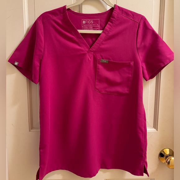 Figs | Tops | Figs Scrub Set Raspberry Sorbet | Poshmark